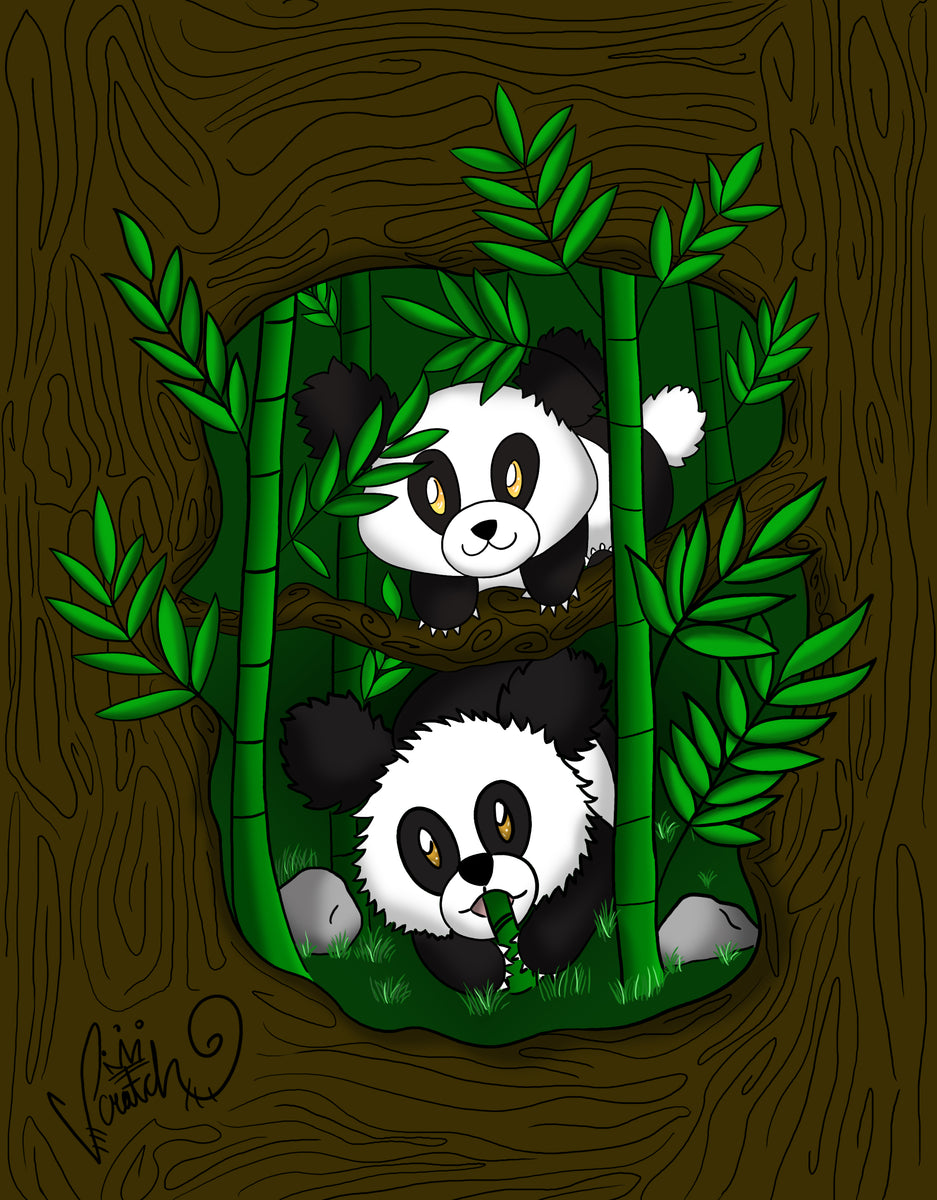DIGITAL:// Panda Cuteness – iamscratch