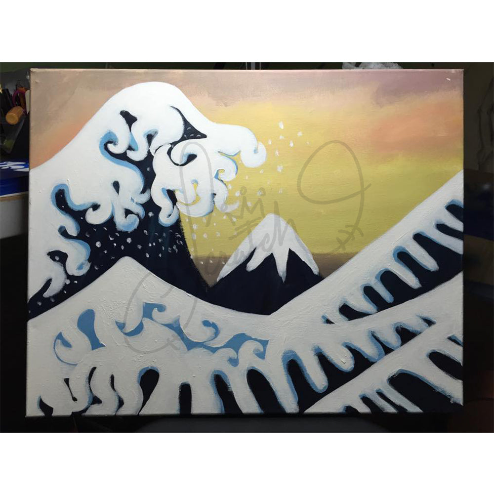 PAINTING:// The Great Wave – iamscratch